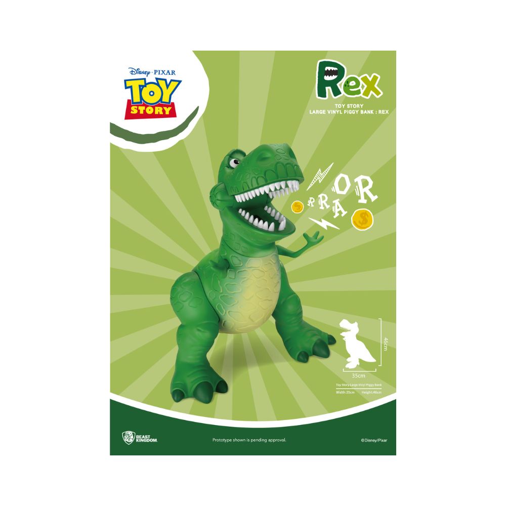 Toy Story Large Vinyl Piggy Bank: Rex – Jazeel Me